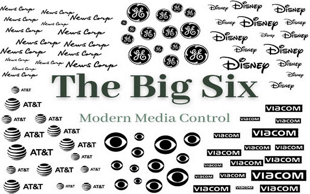 Who are the Big Six who controls the media?