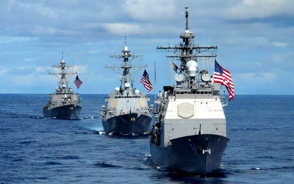 Where is the US Navy stationed around the world?