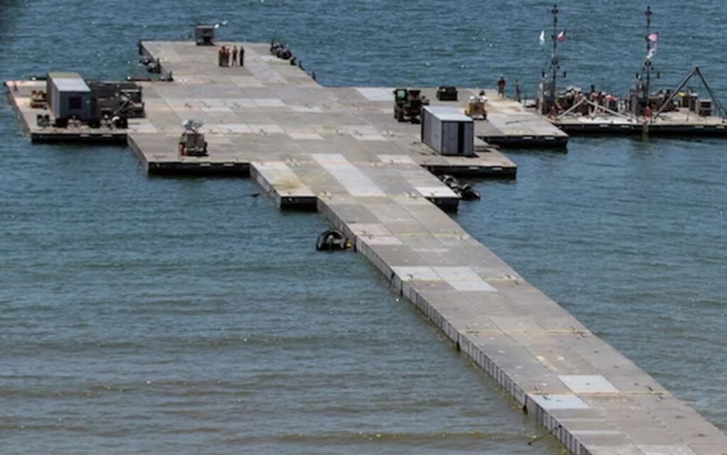 The US Army Ends the controversial temporary naval pier mission at Gaza ...